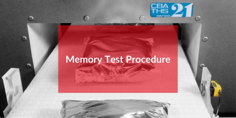 Memory Test Procedure - Metal Detection Services Ltd