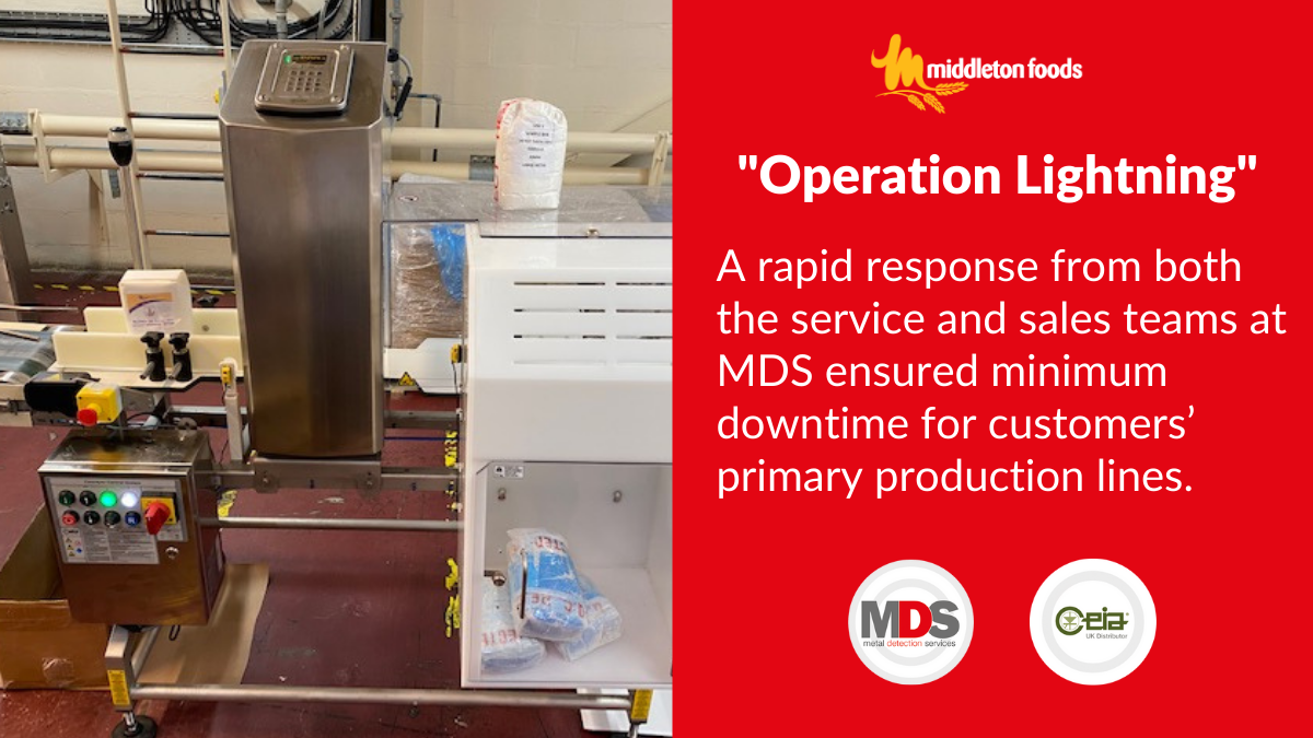 Operation Lightning at Middleton Foods - Metal Detection Services Ltd