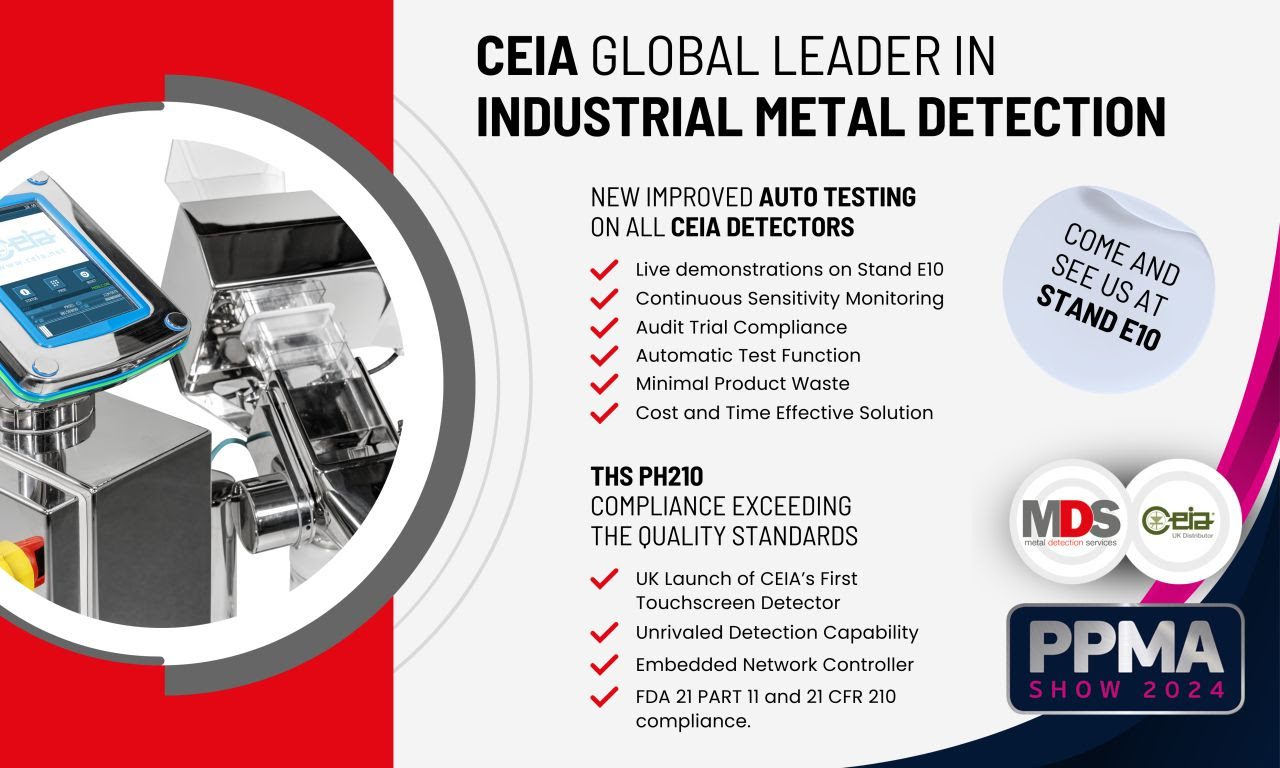 Join us at PPMA 2024! - Metal Detection Services Ltd