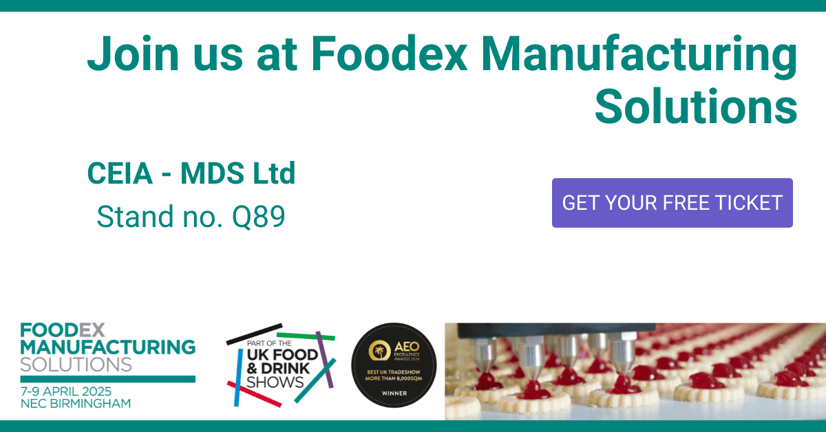 We're at FoodEx 2025! - Metal Detection Services Ltd